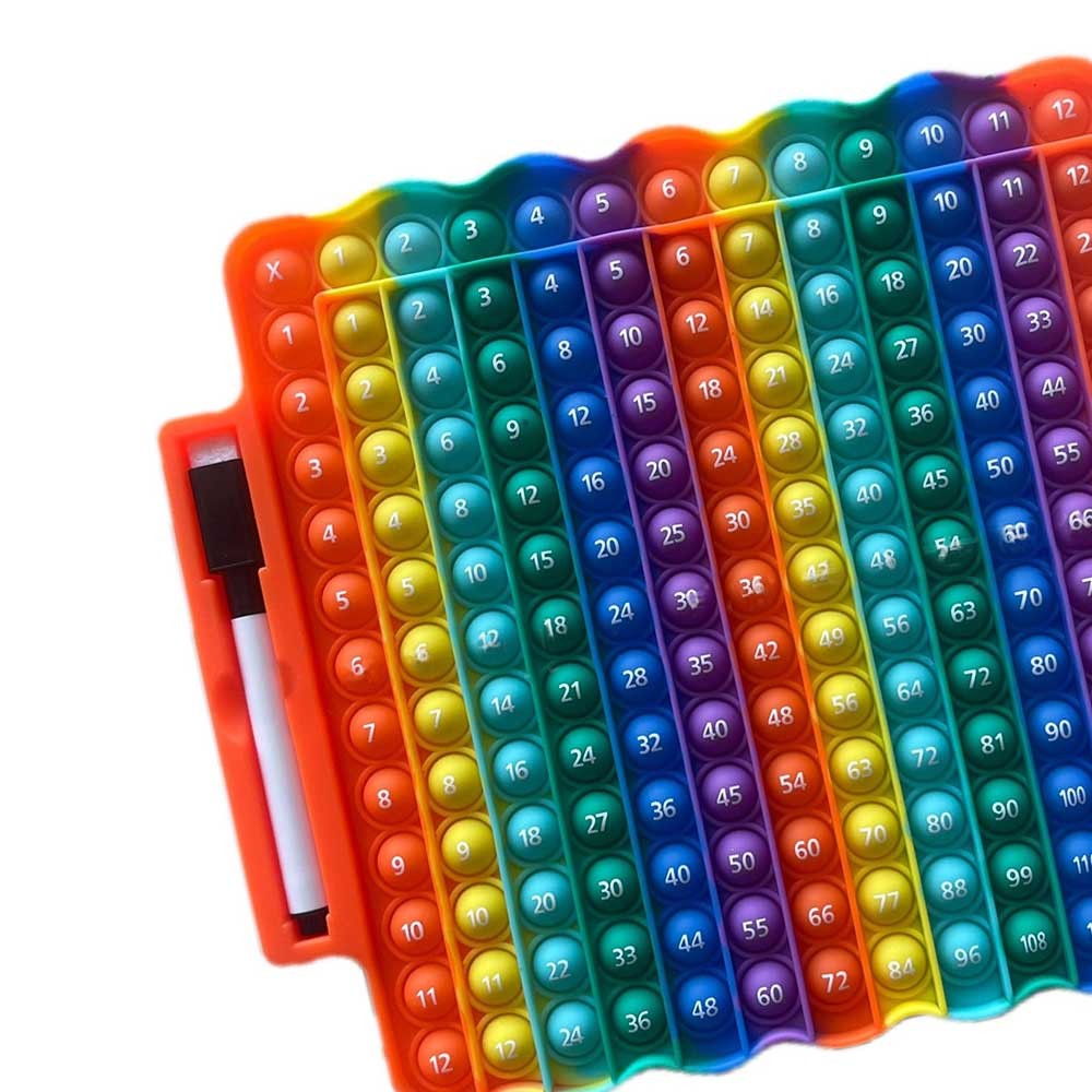 Math Learning 12x12 Multiplication Chart Board Games Math Manipulatives ...