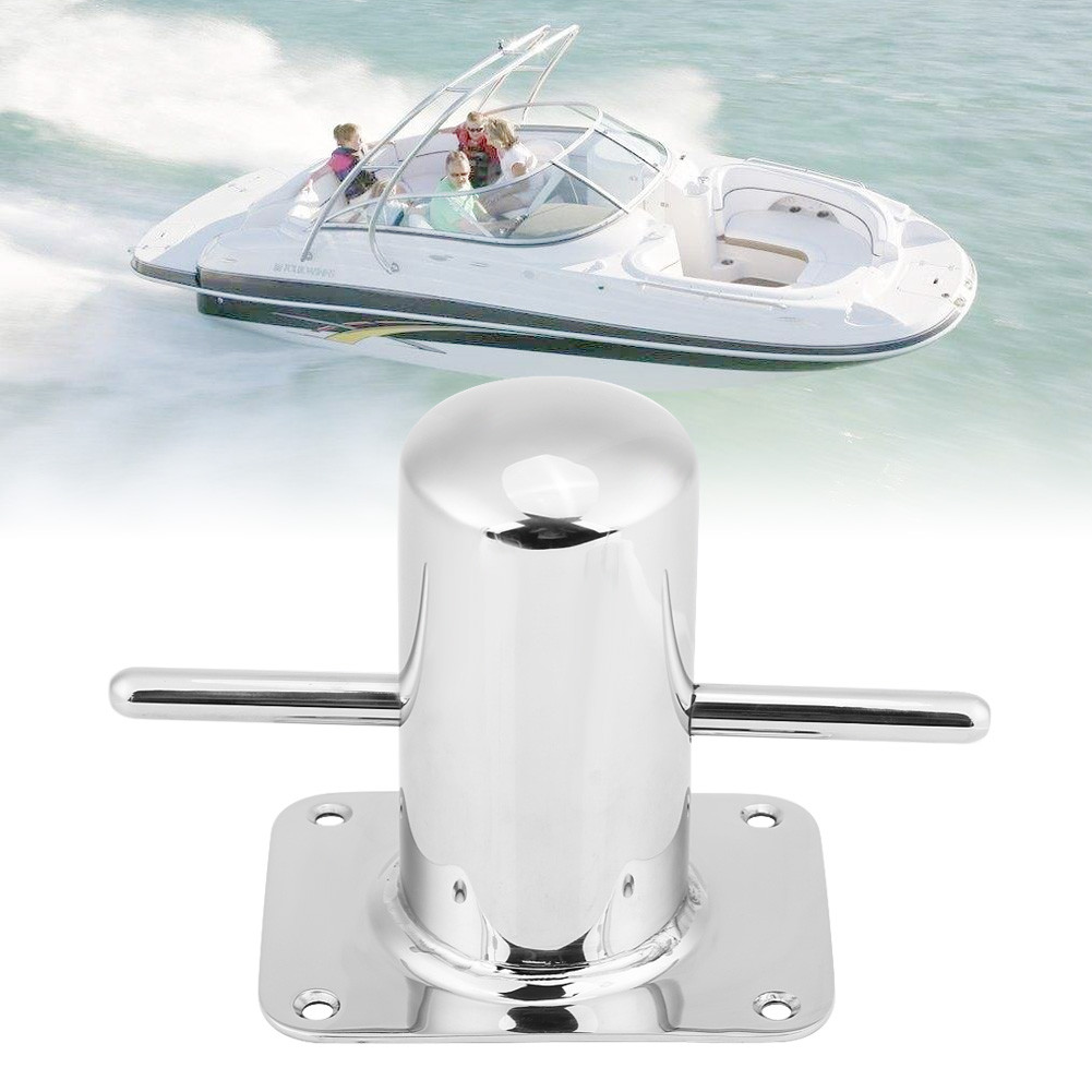 316 Stainless Steel Marine Boat Samson Post Cross Bollard Mooring Bit ...