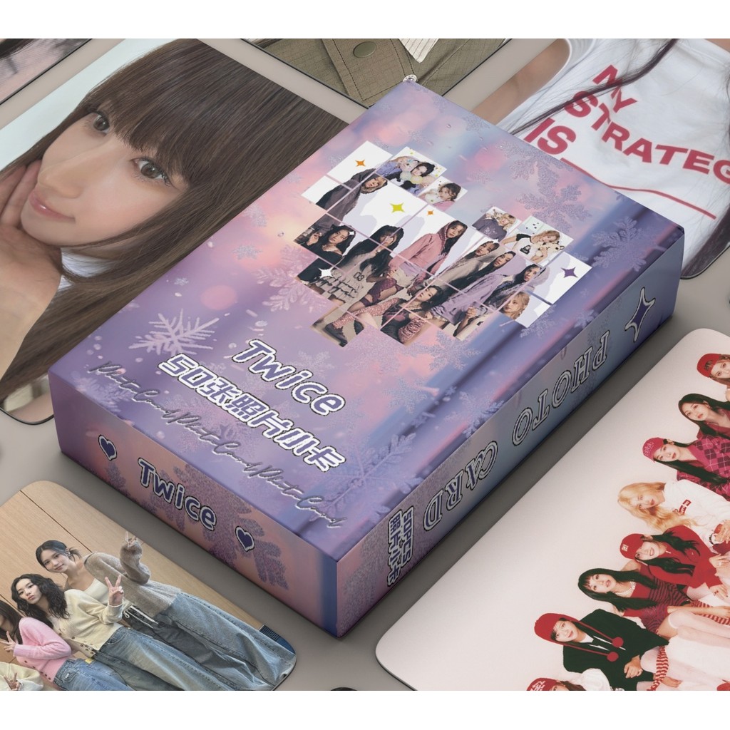 50-55pcs TWICE Photocards Laser Hologram Lomo Cards With You I GOT YOU MISAMO Nayeon Jeongyeon ...