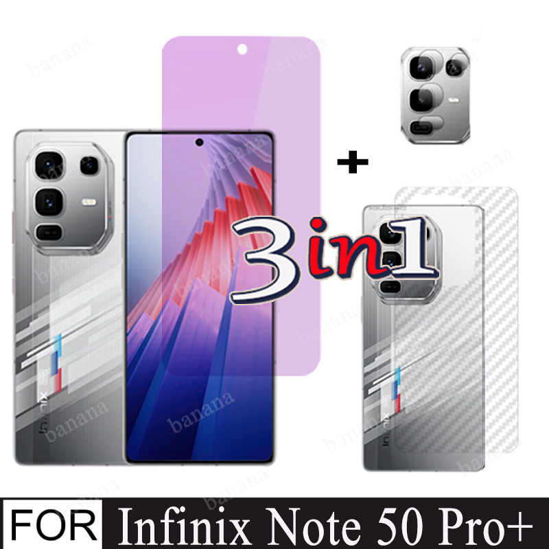 Infinix Note 50 Pro Plus Cristal Templado Para Note50 50Pro Note50Pro 50Pro + 3 En 1 Protector ...