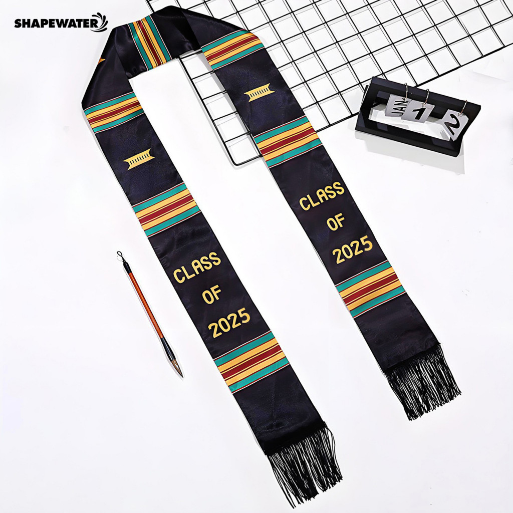 Graduation Stole Class of 2025 Premium Satin African for Black Men ...