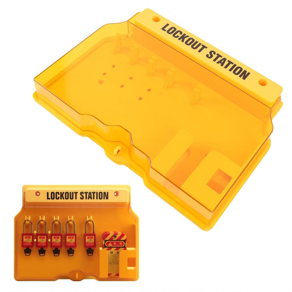 Lockout Tagout Station Open Design Anti Impact Electrical Wall Mounted ...