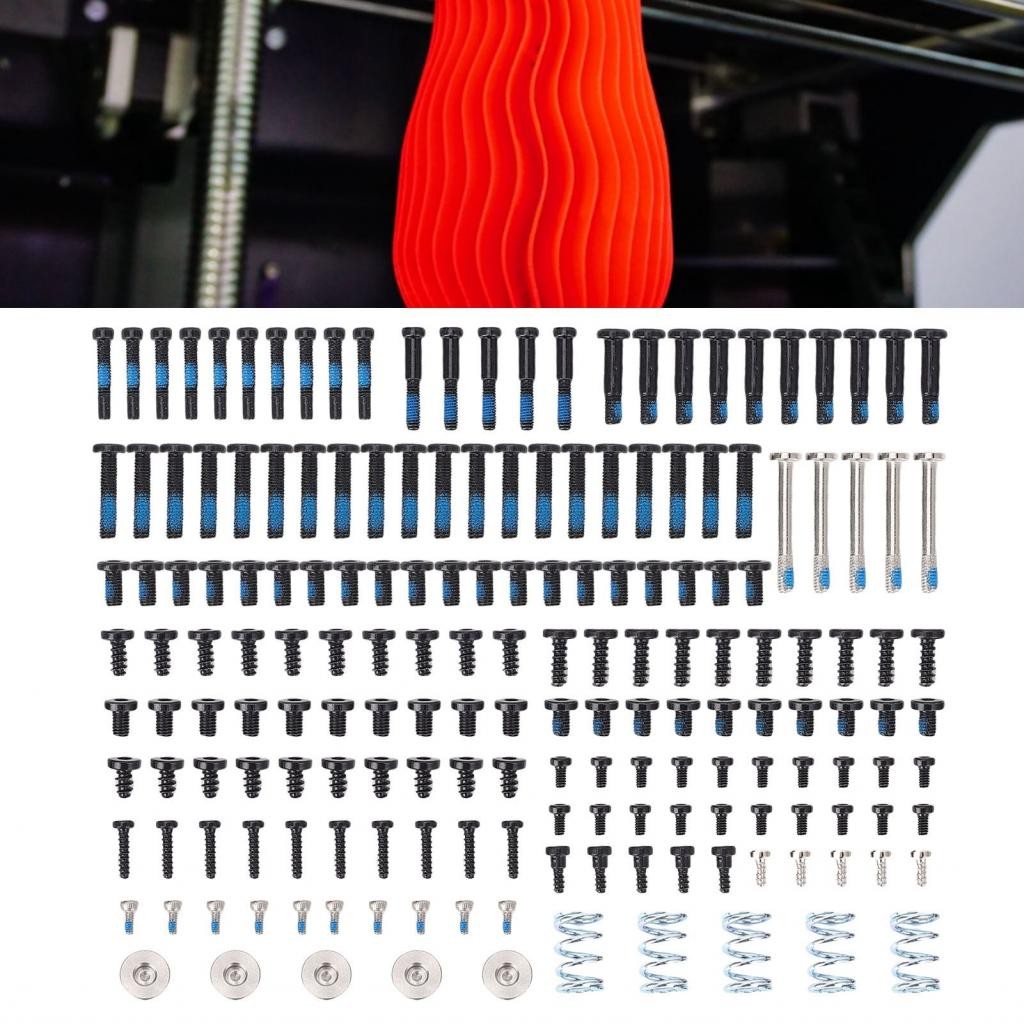 3D Printer Screws Gear Components Kit Rustproof Screw Spring Fixing ...