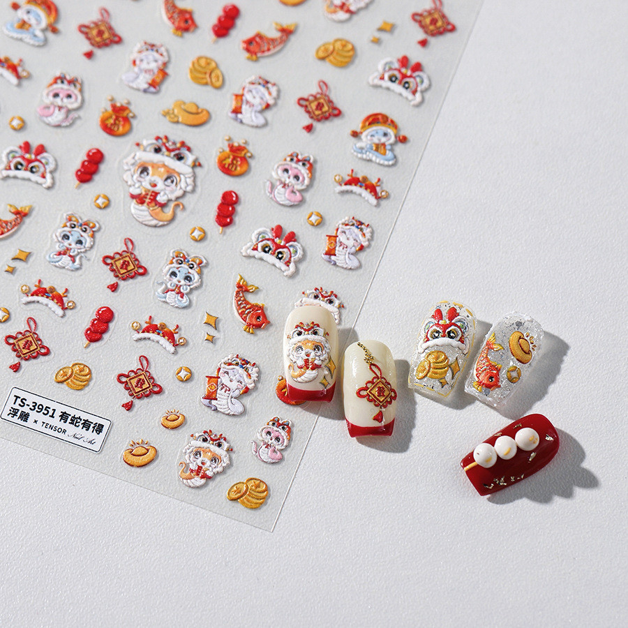 Populares stickers Para El Cuidado De Las Uñas Patrón De Dibujos ...