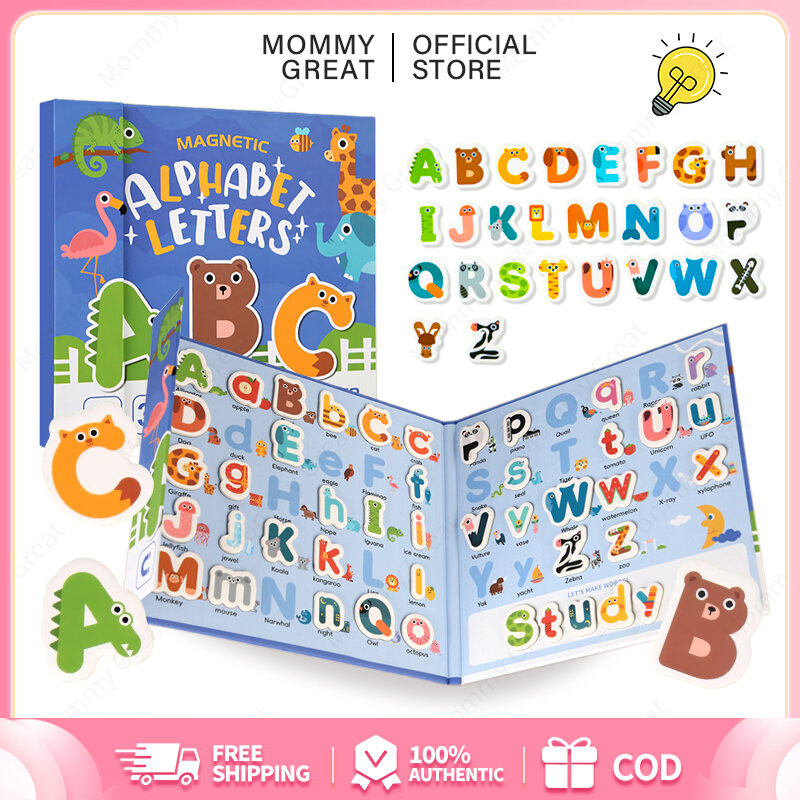 Juego De Alfabeto Educativo Magnético Para Aprender A Leer ABC Libro De ...