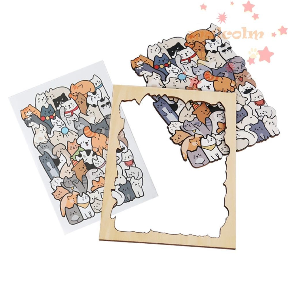 MALCOLM Animal Jigsaw Puzzles , Rompecabezas De Forma Irregular De ...