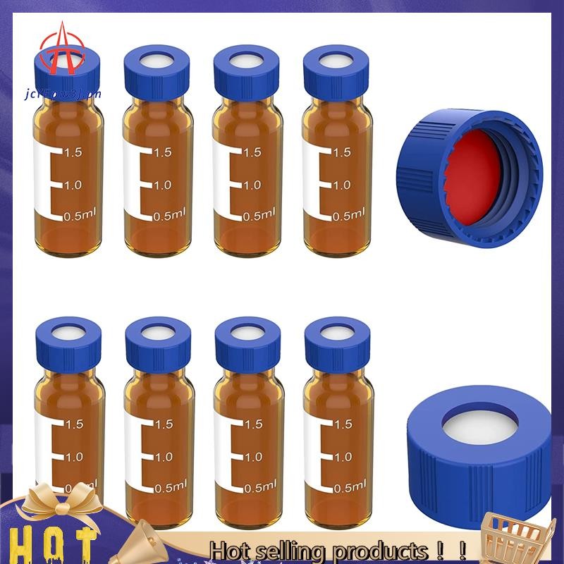 jcyepw3j 】 2ML Viales De Muestreo Automático Paquete De 100-HPLC 9-425 Con Tapas De Rosca Azul ...