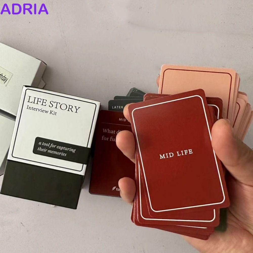 Tarjetas De Conversación De La Familia ADRIA , Auténtico Juego Night ...