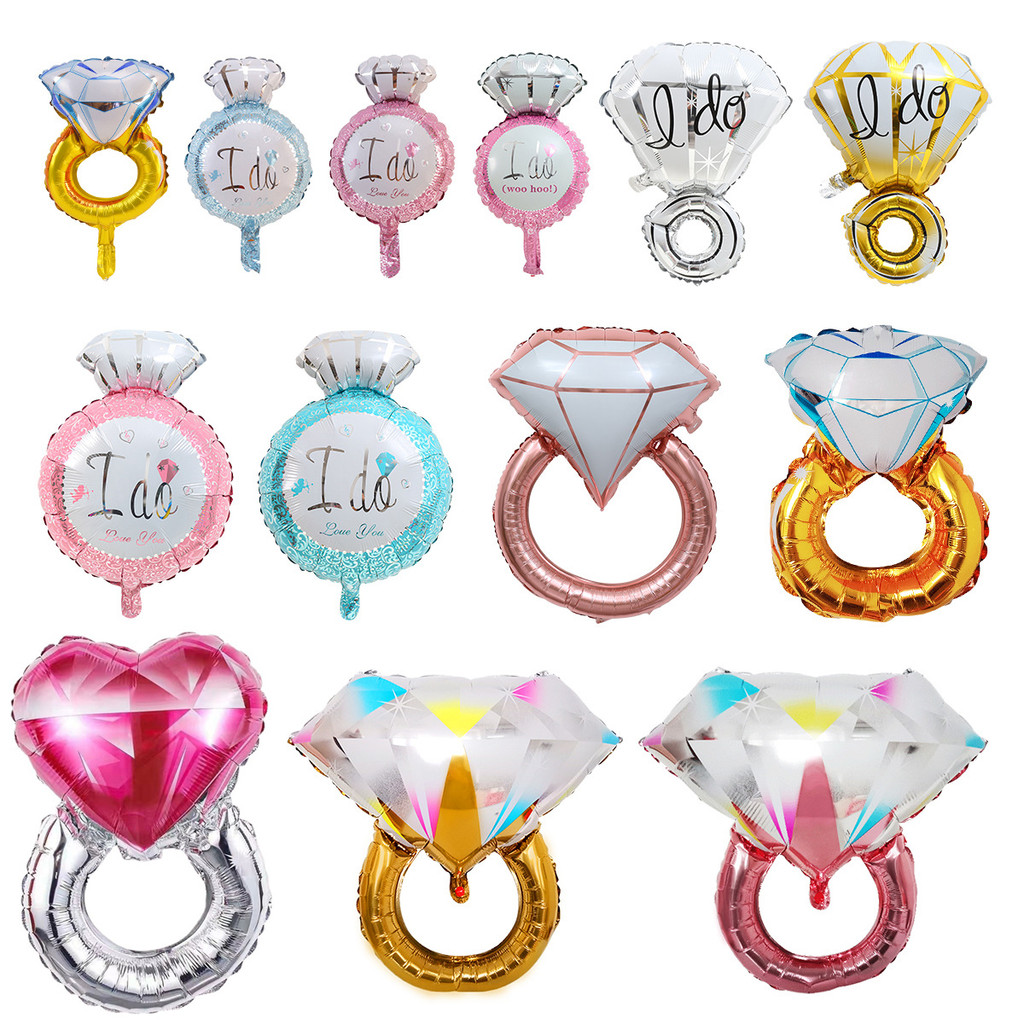 Nuevo Amante Lindo Matrimonio Aniversario Globo Diamante Anillo De ...