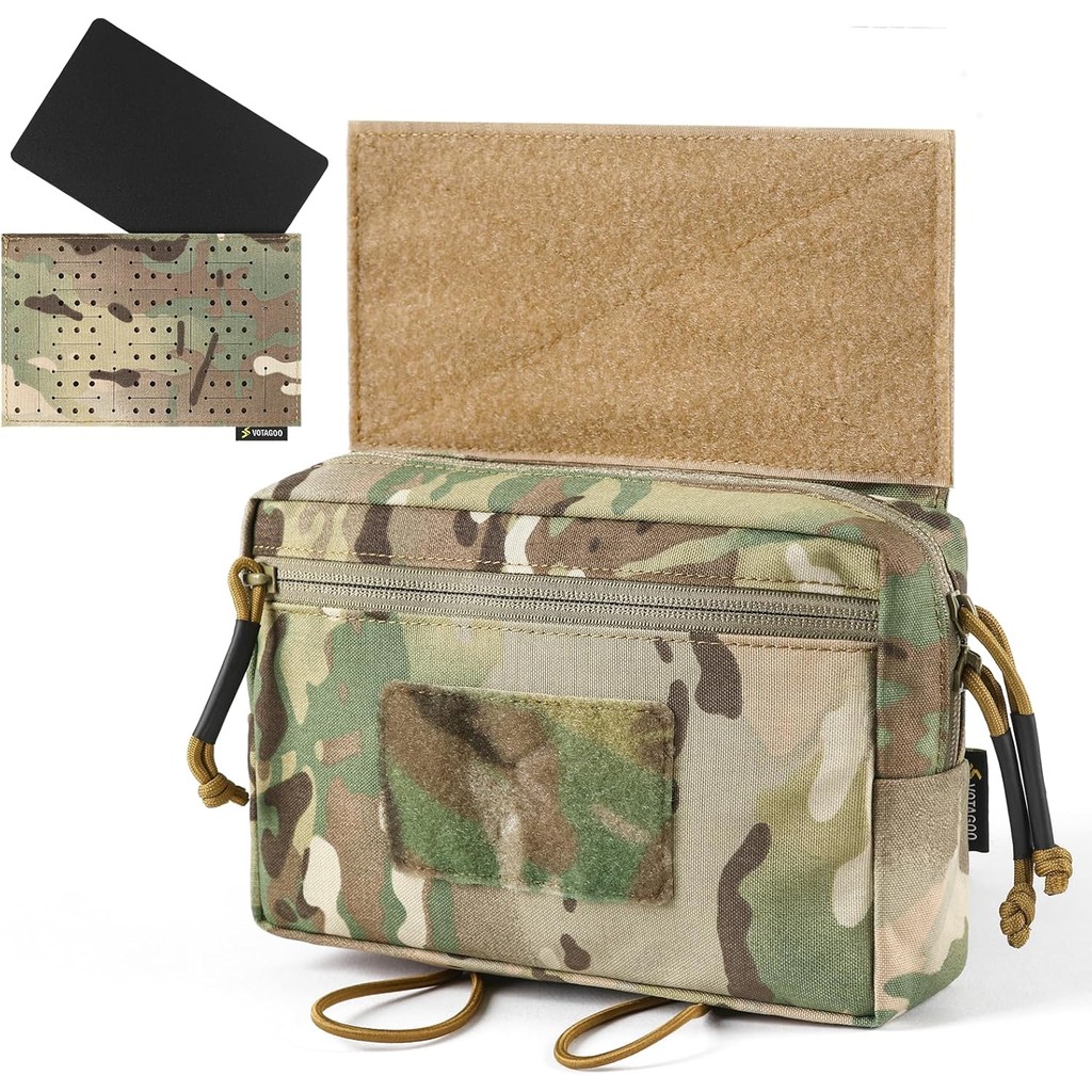 VOTAGOO Tactical Admin Drop Pouch , Molle Dangler Pouches Con Gancho Y ...