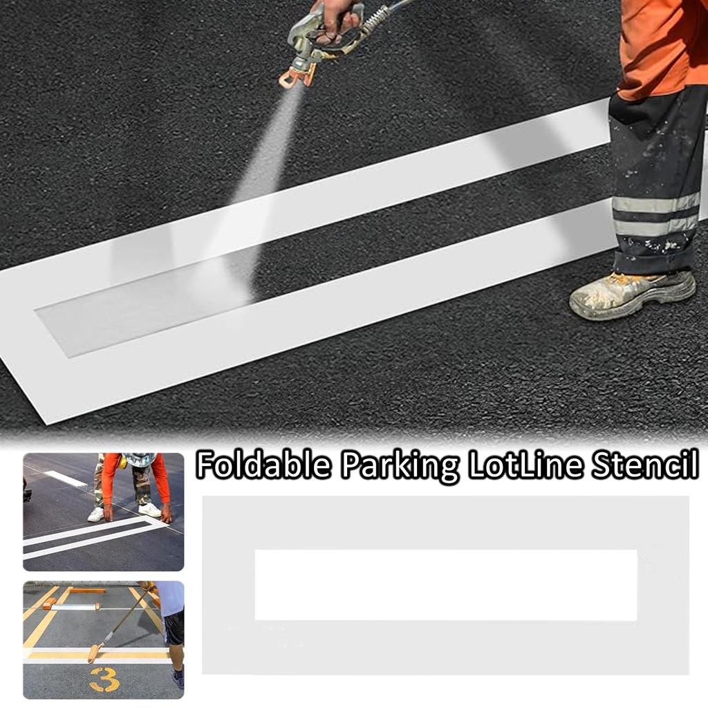 Plantilla De Estacionamiento Plegable Tira Plantillas De Pavimento Para ...