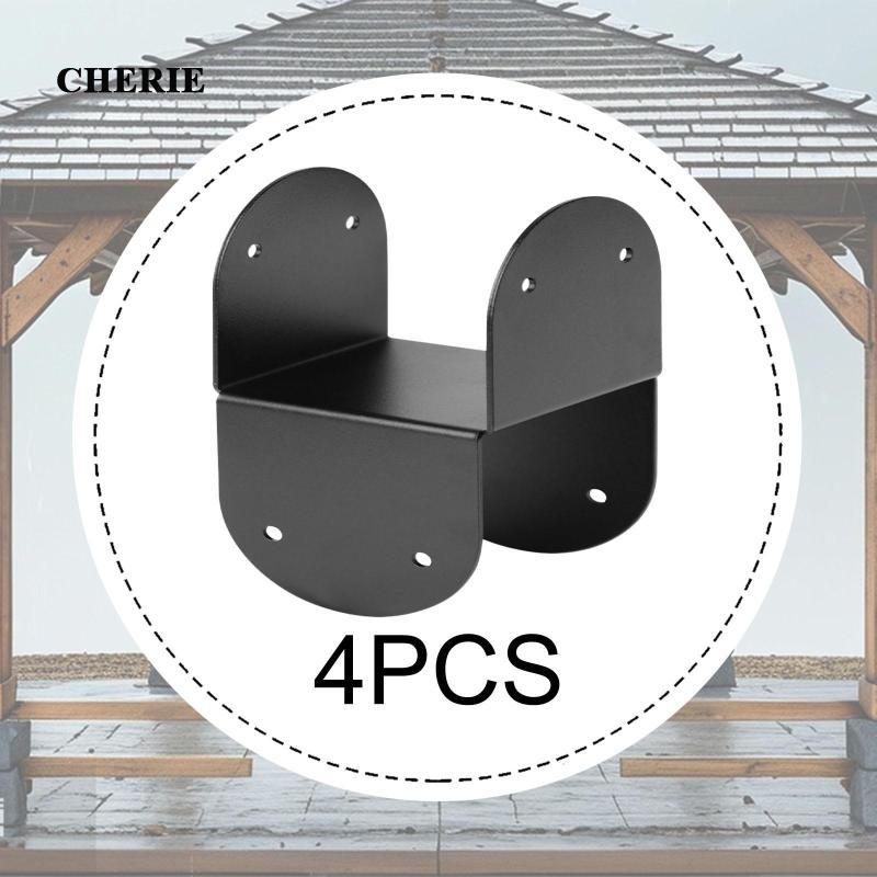 [Cherie] 4x Post Caps Tie Brackets Roof Bracket Reparación De Anclaje ...