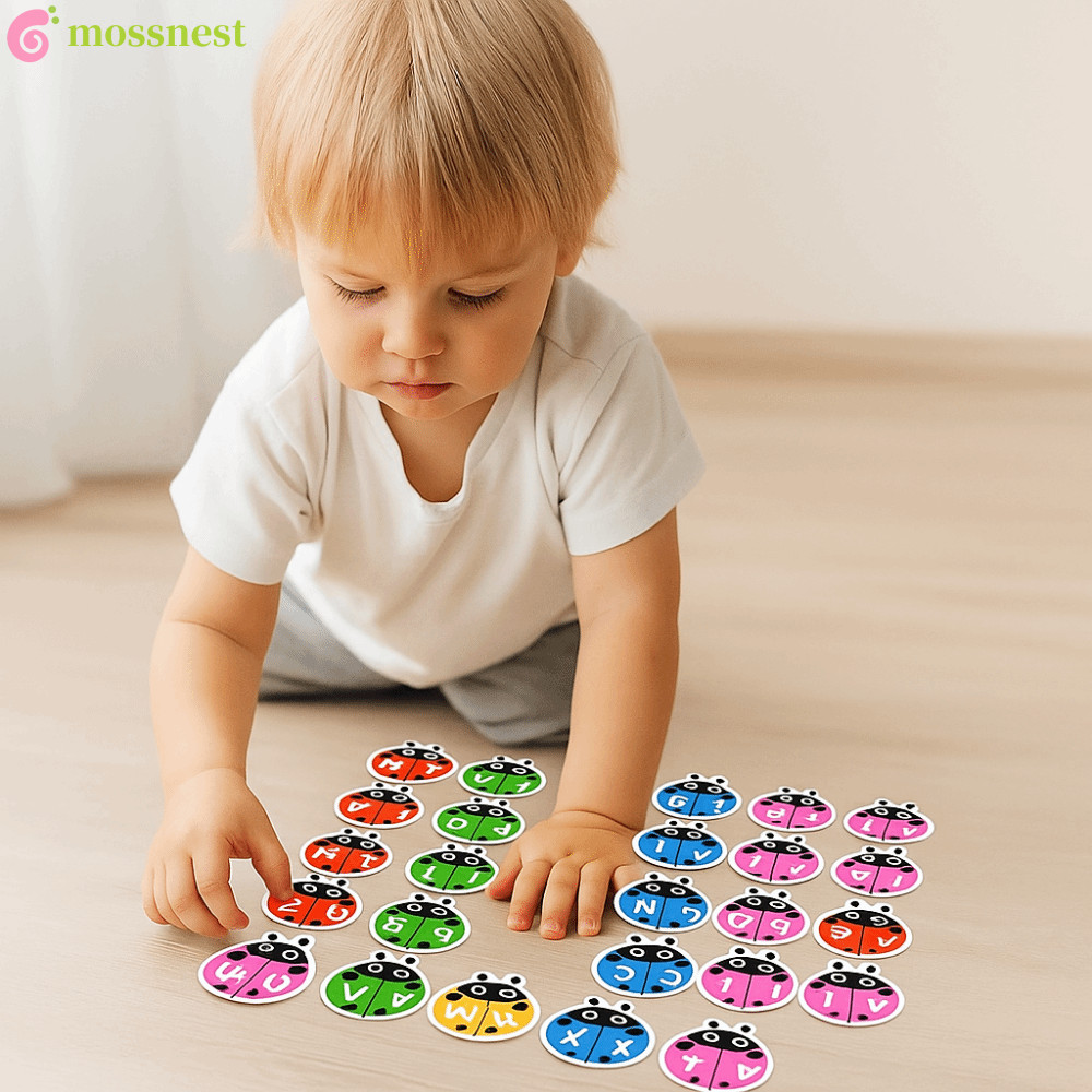 MOSSNEST 52PCS/SET Letter Matching Toy , Diseño De Rompecabezas Letras ...