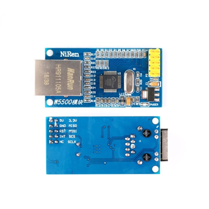 USR-ES1 W5500 SPI A LAN Ethernet Módulo Convertidor TCP IP 51/STM32 Interfaz W5100 Para Arduino ...