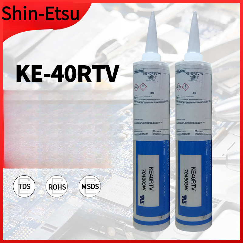 SHIN-ETSU KE40RTV Pasta No Fluyente , Gel De Sílice De Vidrio Retardante De Llama KE-40 Sellador ...