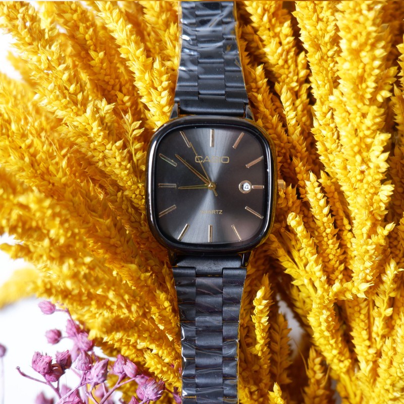 Nuevo Clásico A138 Tono Negro Resistente Al Agua Inoxidable | Reloj A ...