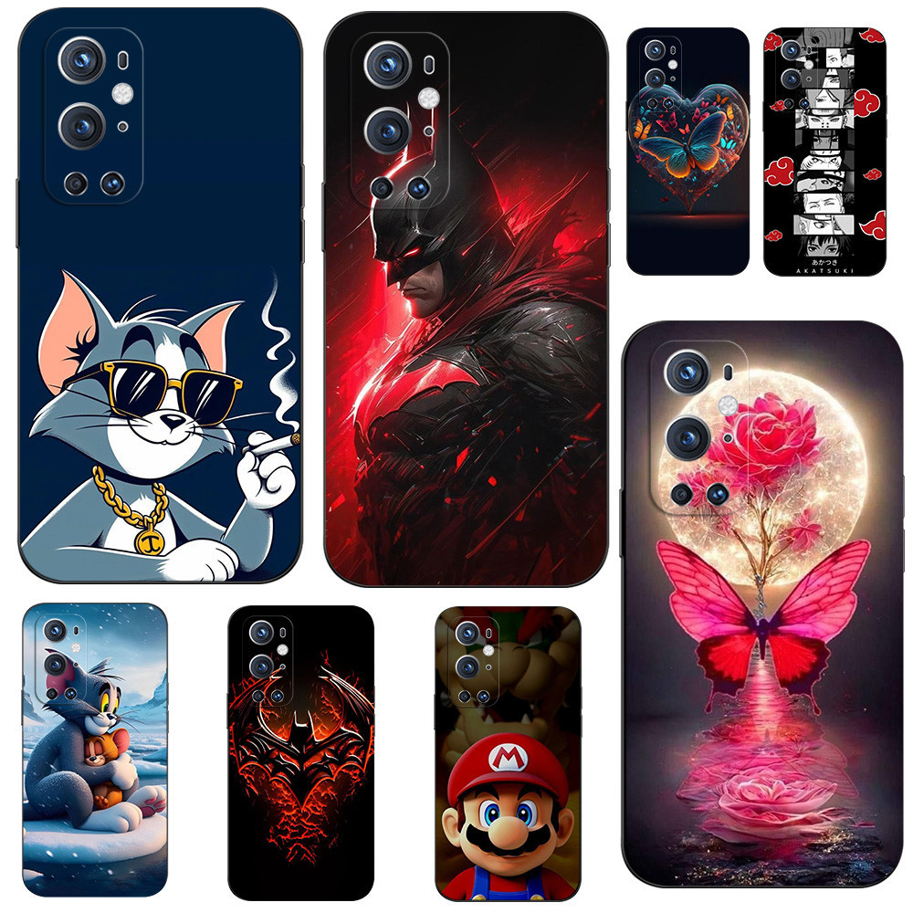 Funda Para oneplus 9 PRO 5G Trasera Protectora De Silicona Suave Negro ...