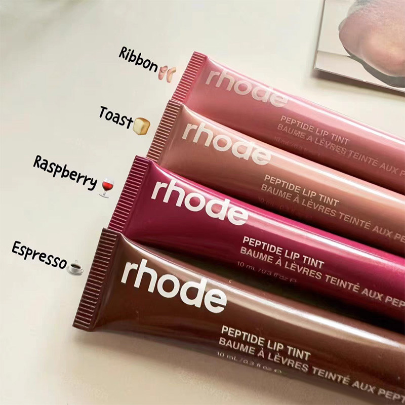 15 Colores Rhode Tinted Lipstick Gloss Gel Labial Para El Cuidado De ...