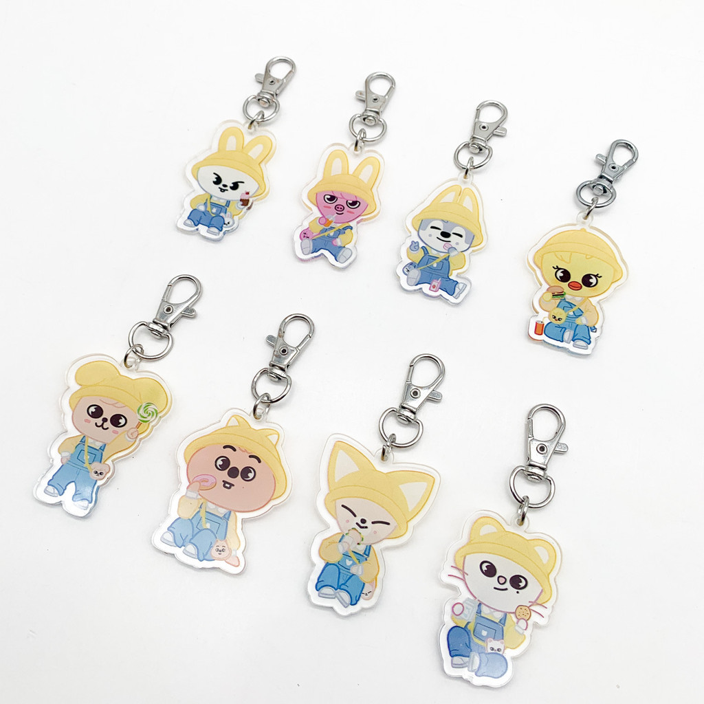 Stray Kids SKZOO 2025 Pop-Up Store Llaveros De Dibujos Animados Coleccionables | Shopee Chile