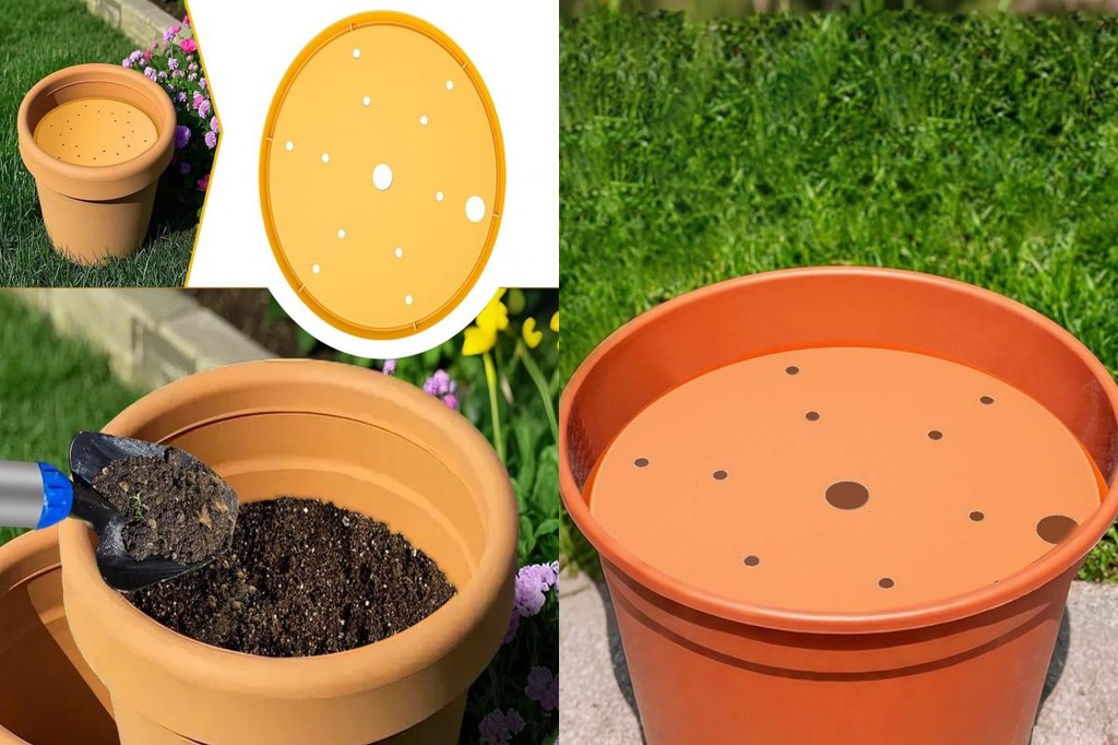 Root Ventilation for Plants Planter Insert Disc Reusable Round with ...