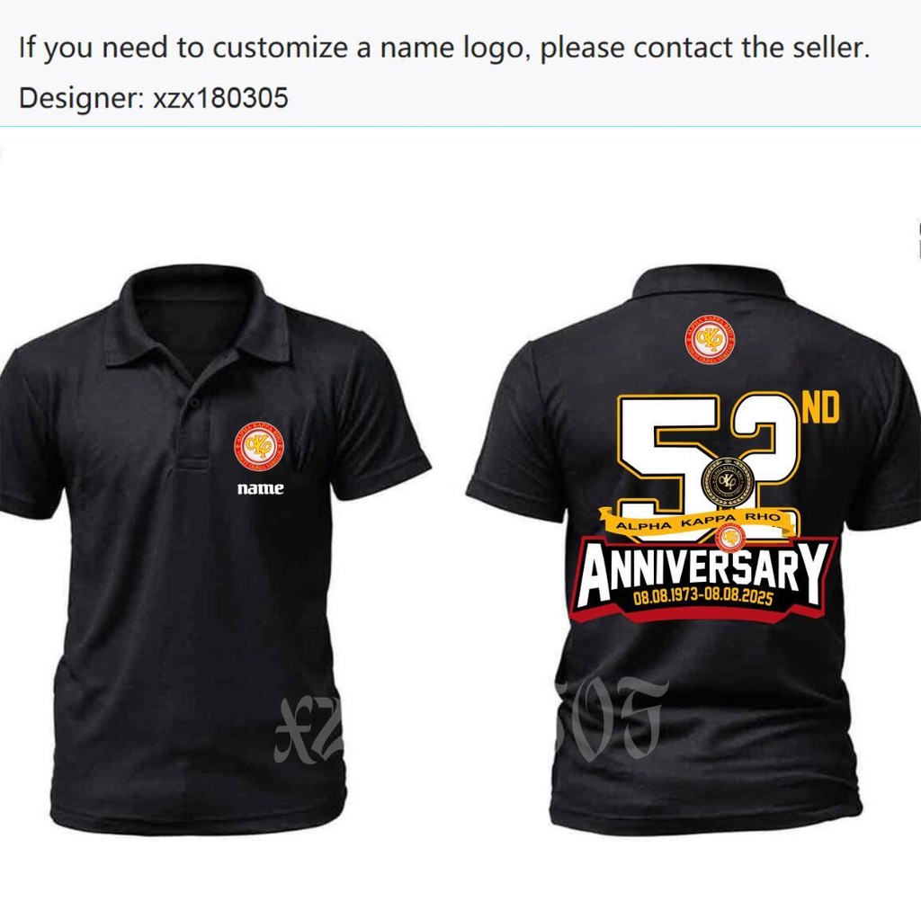 Alpha Kappa Rho 52o Aniversario : Exclusiva Camisa Conmemorativa 3d ...