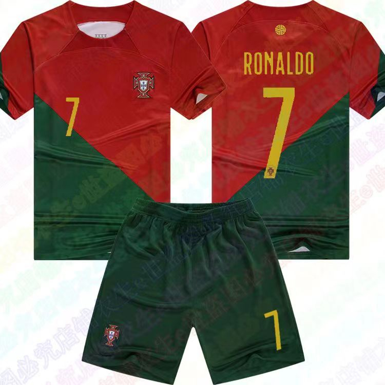 Polera De Fútbol Cristiano Ronaldo Portugal Cr7 2022 Copa Del Mundo En Casa | Shopee Chile