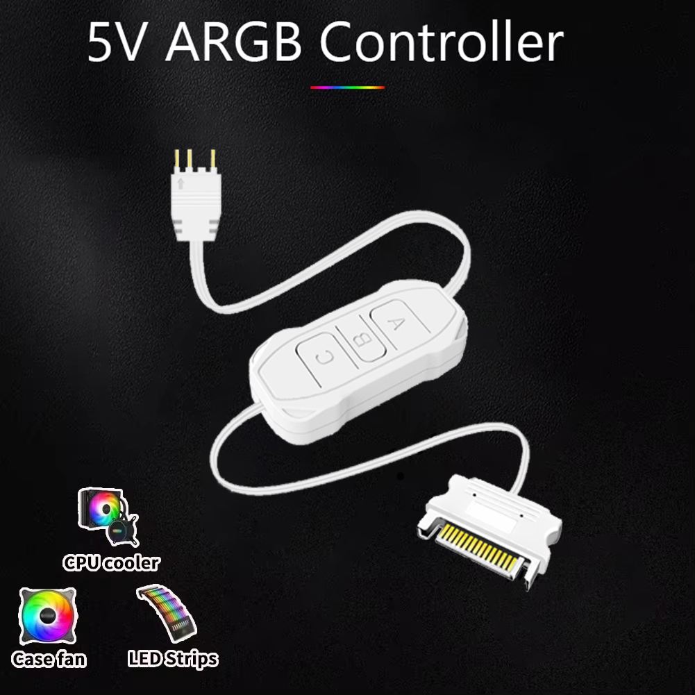 Sata A 5v 3-pin Argb Controlador Cable Sata Fuente De Alimentación Argb ... Sata A 5v 3-pin Argb Controlador Cable Sata Fuente De Alimentación Argb ...